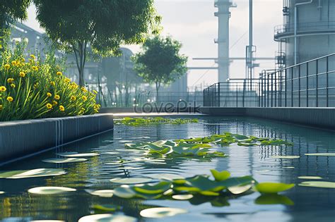 하수 처리 탱크의 폭기 탱크 물