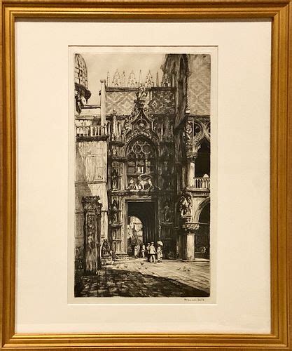 Francis H Dodd 1874 1949 Dry Point Etching Signed Image Size 9 X 155