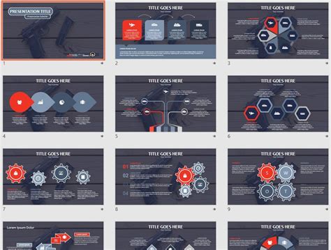 Weapons PowerPoint Template SageFox Free PowerPoint Templates