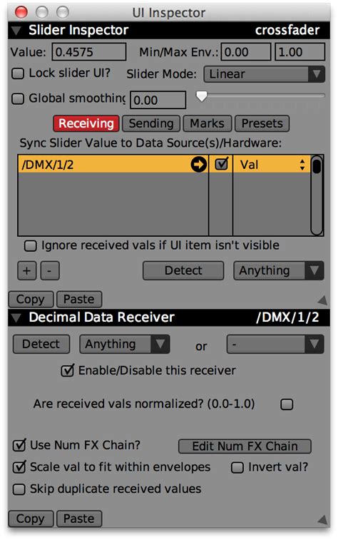 midi and osc and dmx setup by detect — vdmx mac vj software