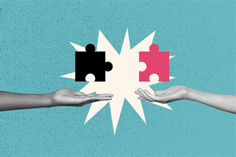 손 잡다 퍼즐 세그먼트 사업 프로젝트 개발 팀 건물 계획 그림 배경 절연 통하고 있는 합성 사진 콜라주 건축하기에 대한 스톡 사진 및 기타 이미지 Istock