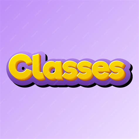 Premium Photo Classes Text Effect Gold  Attractive Background Card Photo