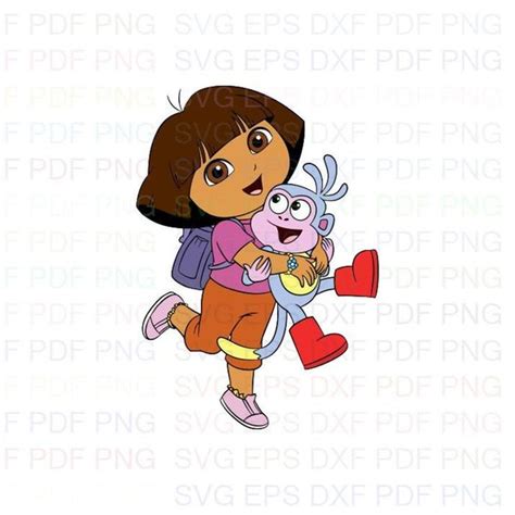 Dora Explorer Svg Etsy