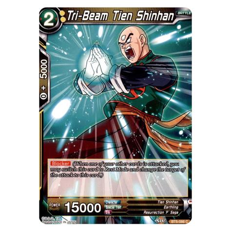 Dragon Ball Super Bt5 Miraculous Revival Tri Beam Tien Shinhan