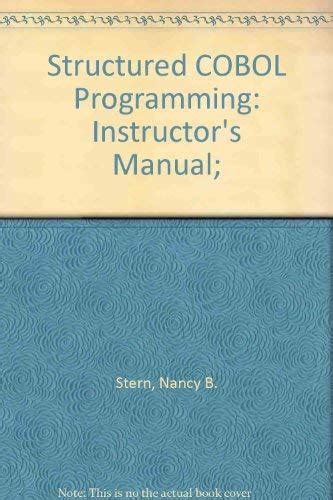 Structured COBOL Programming Stern Nancy B Stern Robert A Amazon Books