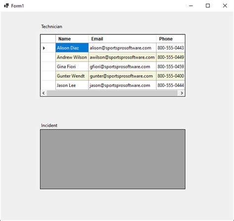 Displaying Data From An Sql Table In A Datagridview Based On The Selection Of Another