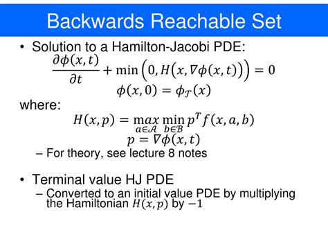 Ppt Computing Reachable Sets Via Toolbox Of Level Set Methods Powerpoint Presentation Id1944710