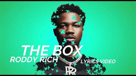 Roddy Ricch The Box [lyric Video] 2020 Youtube
