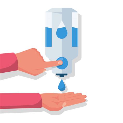 Hand Sanitizer Wall Dispenser Illustrations Royalty Free Vector