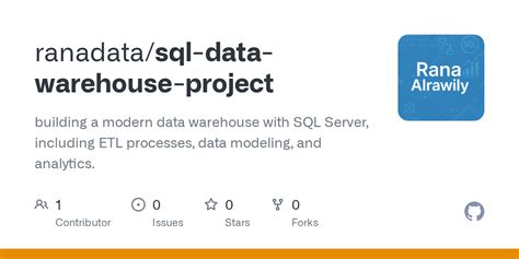 Github Ranadatasql Data Warehouse Project Building A Modern Data