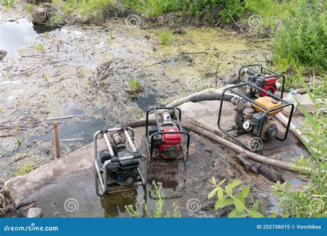 Drainage Of A Reservoir Swamp Lake With The Help Of High Pressure