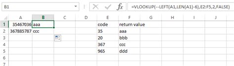 Excel Check For One Two Or Three Digits In A VLOOKUP Stack Overflow