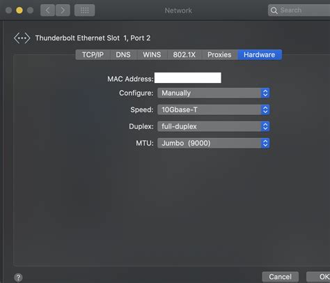 How Do I Set Jumbo Frames On OSX