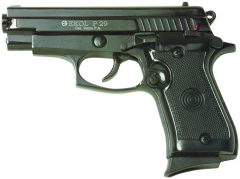 P29 Semi Automatic Blank Firing Pistol Black Finish The United States