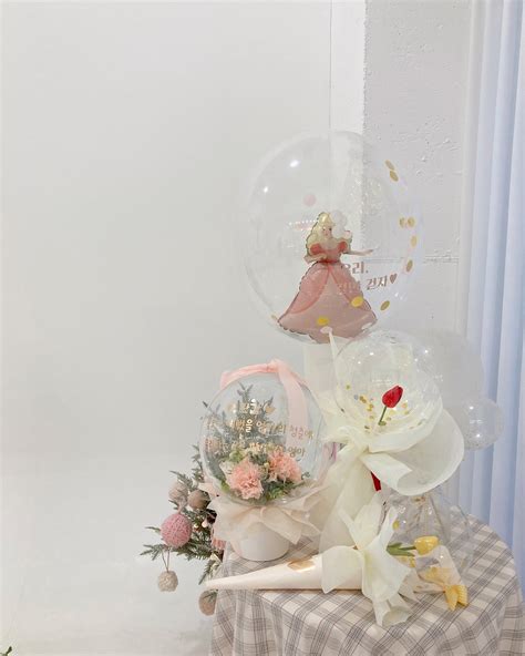 꽃풍선클래스 풍선 심화과정 꽃풍선클래스 지난시간에 배운 샹블랑벌룬 대구 꽃풍선레터링풍선