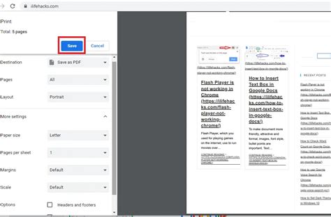 How To Save Webpage As PDF ILIFEHACKS