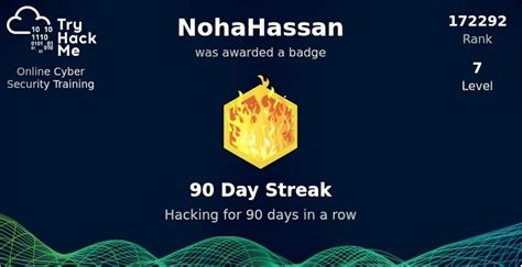 Noha Hassan On Linkedin Penetrationtesting Tryhackme Cybersecurity Infosec 35 Comments