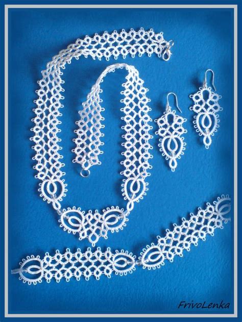 Pin By Оксана On Фриволите Tatting Jewelry Diy Necklace Patterns Tatting Earrings