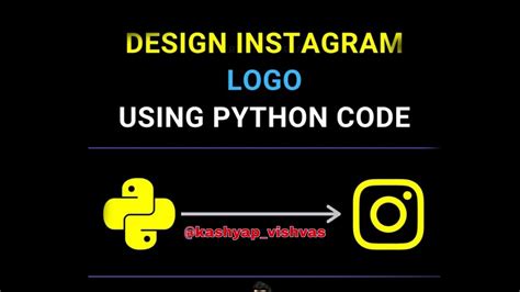 Design Instagram Logo Using Python Code Coder Status Video Python Programming Coder