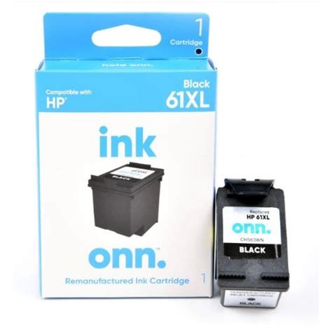 Onn Remanufactured Hp 61xl Black Ink Cartridge Home Tester Club