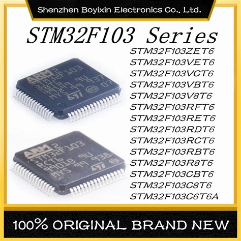 Stm32f103c8t6 Stm32f103cbt6 Stm32f103rct6 Stm32f103rft6 Stm32f103vct6 Stm32f103ret6
