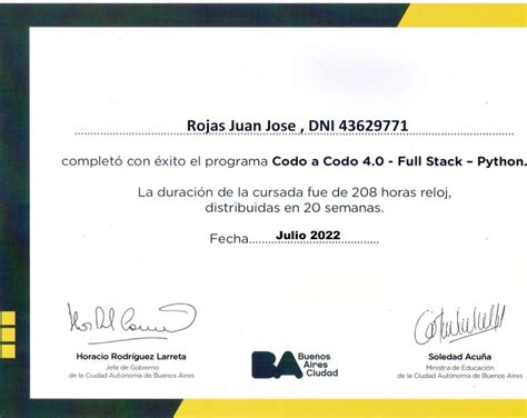 Juan José Rojas On Linkedin Full Stack Python Codo A Codo 40