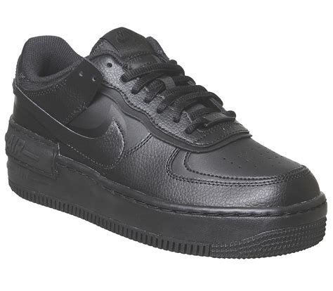 Nike Air Force 1 Shadow Trainers Black Hers Trainers