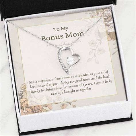 Mom Necklace Stepmom Necklace Bonus Mom Necklace Best Stepmom Bonus