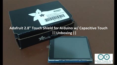 Adafruit Touch Shield For Arduino With Capacitive Touch Unboxing And Overview YouTube
