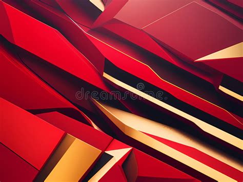 Abstract Background With Geometric Pattern For Poster Design 3d Render Ai Generated Stock