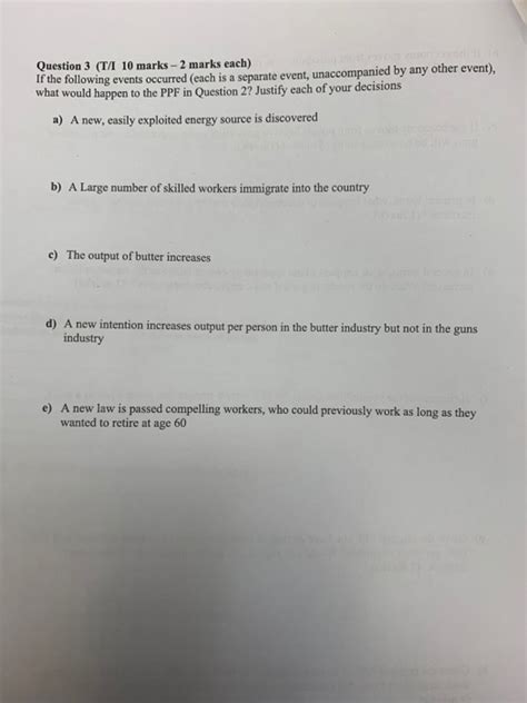 Solved Introduction To PPC Curves Worksheet Package Question Chegg Com