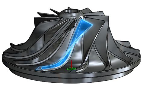Camworks Corner Cnc Machining A Turbo Impeller