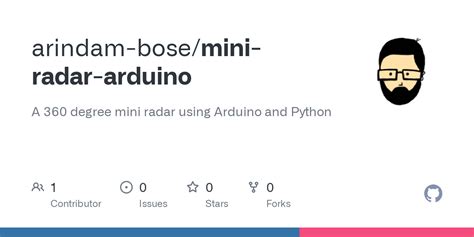 Github Arindam Bose Mini Radar Arduino A Degree Mini Radar Using Arduino And Python