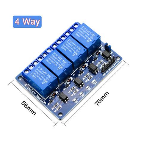 5v 12v 24v Relay Module With Optocoupler Relay Output 1 2 4 6 8 16way