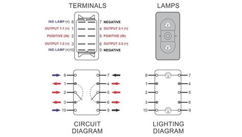 Diagrama De Cableado Del Interruptor Basculante De 10 Pinesweup