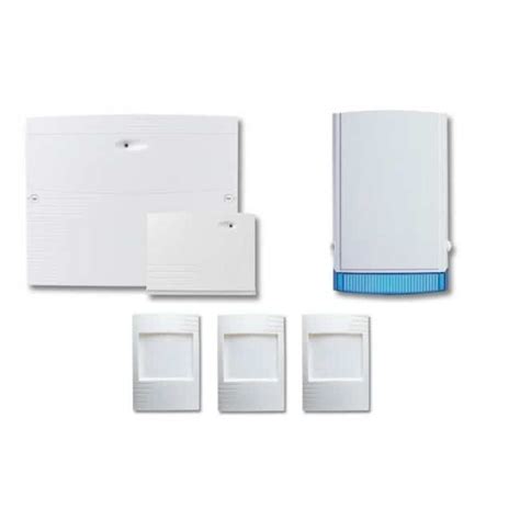 Texecom Alarm Kit 0037 Veritas R8 Panel Remote Keypad 3 Pir Sensors And 109db Bellbox