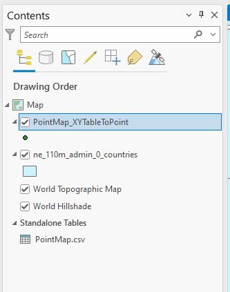 Creating A Point Layer Of Locations In ArcGIS Pro Map And Data Library