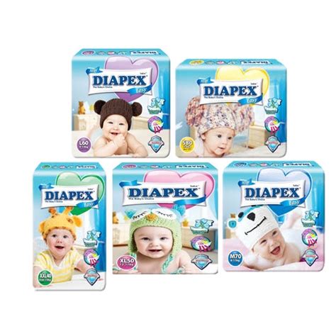 Diapex Easy Mega Tape S80 M70 L60 Xl50 Xxl40 Shopee Malaysia