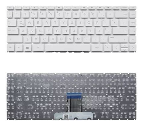 Teclado Notebook Hp 14 Cf0003la Blanco Nuevo