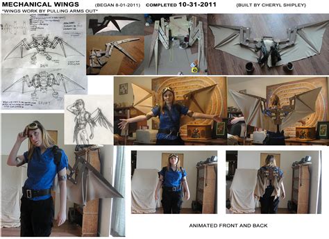 Mechanical Wings Collage Animation By Accelsier Punk Love Wings Dragon Wings