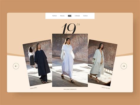 Nude Photo Slider By Yoann Baunach For Clint Agency On Dribbble