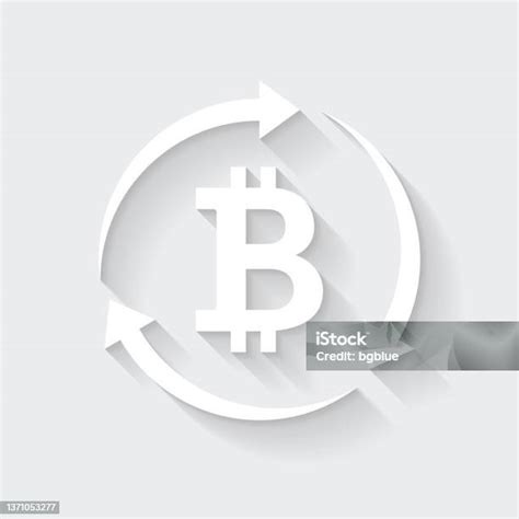 비트코인이 다시 로드됩니다 빈 배경에 긴 그림자아이콘 플랫 디자인 0명에 대한 스톡 벡터 아트 및 기타 이미지 0명 3차원 형태 가격 Istock