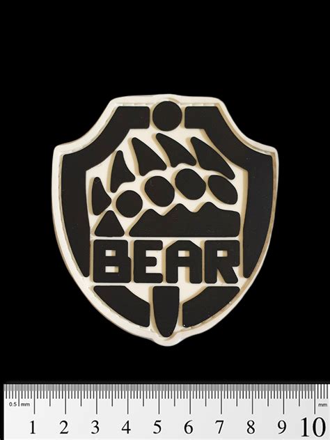 Шеврон ЧВК Bear Pvc Чёрный купить за 400 ₽ Orctac