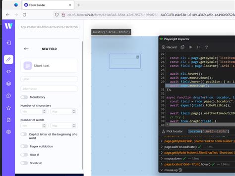 Bug Drag And Drop Working But Test Execution Is Then Stuck · Issue