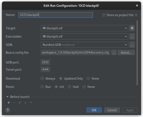 Stm32 Unable To Start Debug Session With Openocdclion Stack Overflow