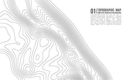 Topographic Map Contour Background Topo Map With Elevation Contour Topographic Map Contour Background Topo Map With Elevation Contour
