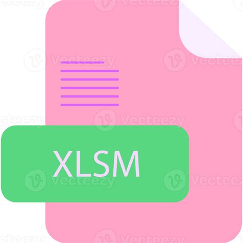 Modern Xlsm File Extension Rounded Lines And Shape 57325837 Png