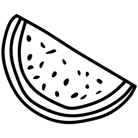 Detail Gambar Buah Semangka Untuk Diwarnai Koleksi Nomer 9