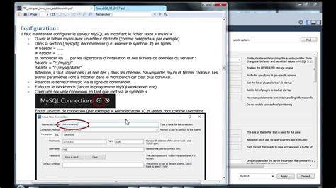 Mysql Tp2 Administration Partie06 Installation Mysqlworkbench Et Configuration Serveur Mysql