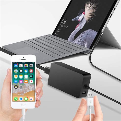 W Power Supply Charger For Microsoft Surface Pro